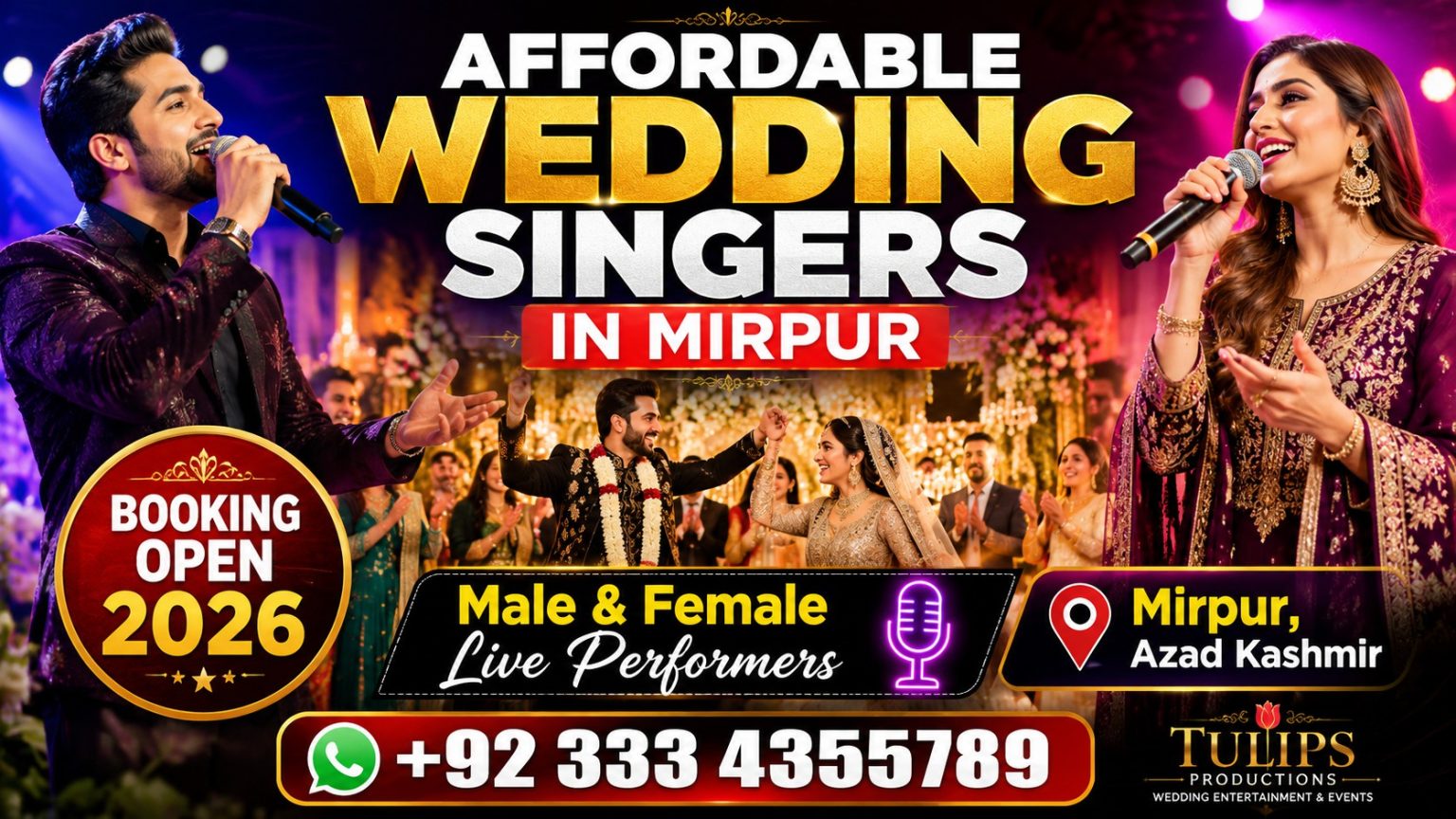 Wedding Singers Booking Pakistan 2026 | Wedding Entertainment